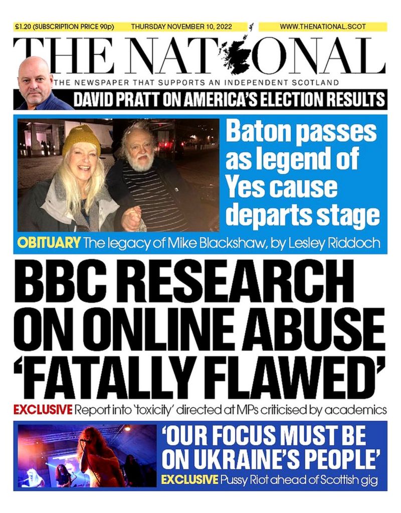 Scotland's papers: Nurses strike 'catastrophe' and NHS 'on the brink ...