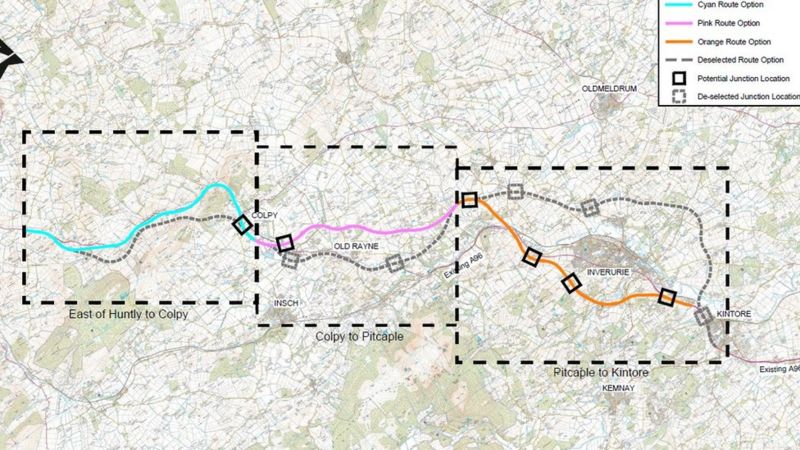 Public views sought on future of A96 between Aberdeen and Inverness ...