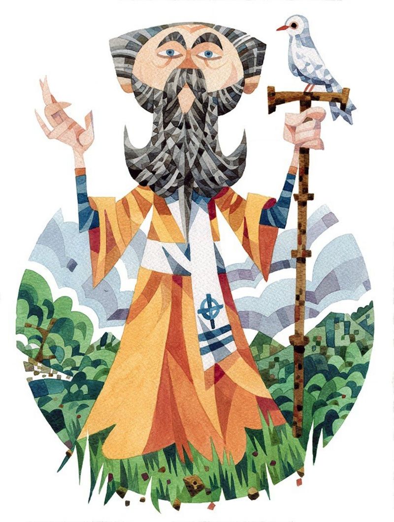 St David: Ten things to know about the patron saint of Wales - BBC News