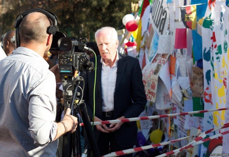 The man who was there - BBC News