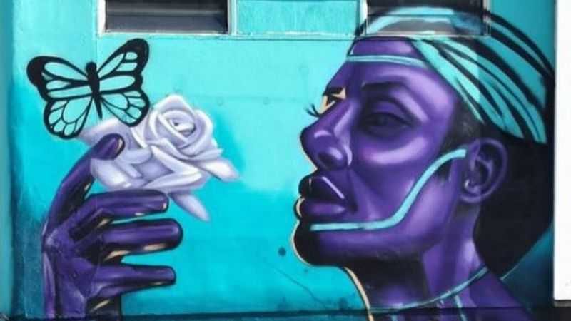 Paint fest transforms Swindon by painting new murals - BBC News