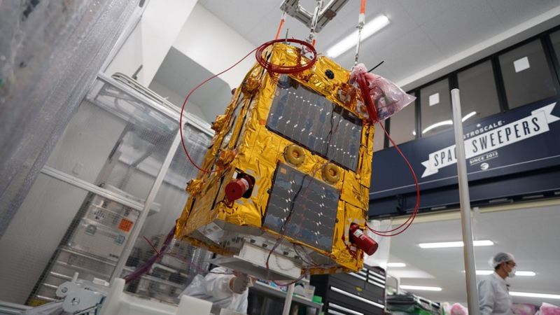 Astroscale space debris removal demo set for launch - BBC News