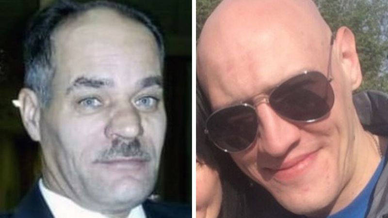 Father and son 'blowtorched letters on to murder victims' - BBC News