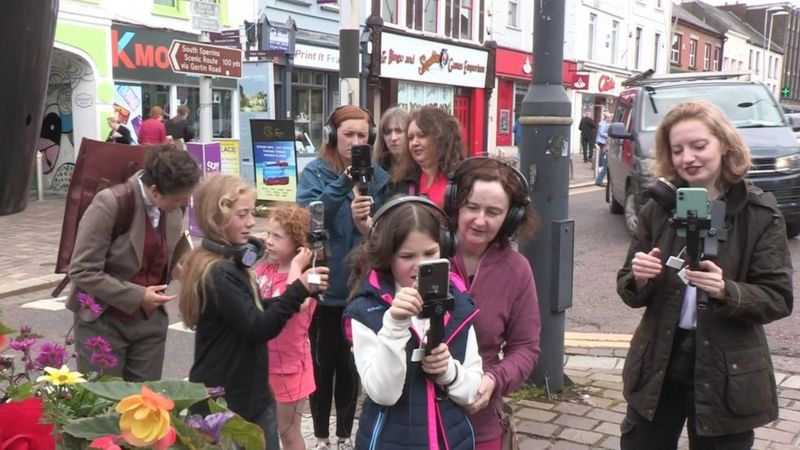 Omagh's history brought to life by digital walking trail - BBC News