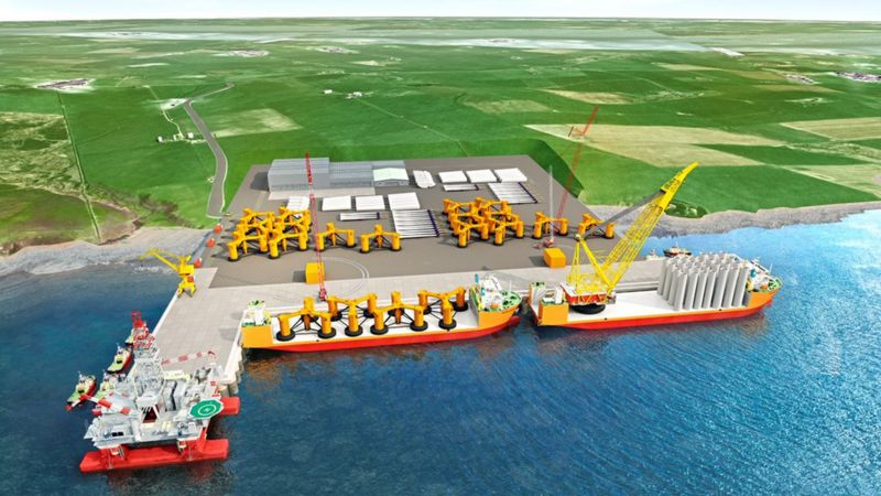 Bid for major Orkney offshore wind project announced - BBC News