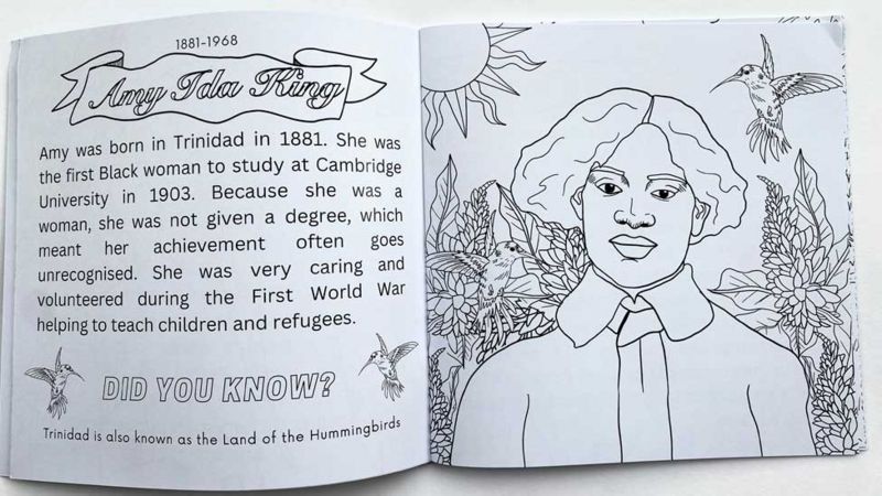 Cambridge Black History colouring book part of Fitzwilliam Museum ...