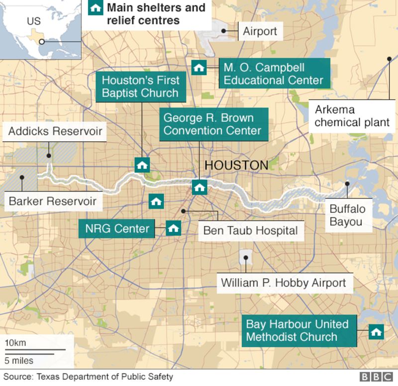 Houston flood: More fires expected at stricken Arkema plant - BBC News
