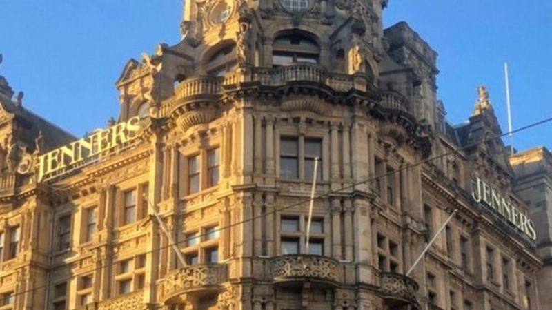 Jenners building restoration in Edinburgh to take four years - BBC News
