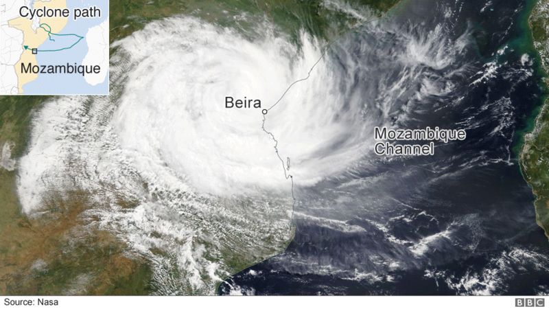 Cyclone Idai: How the storm tore into southern Africa - BBC News