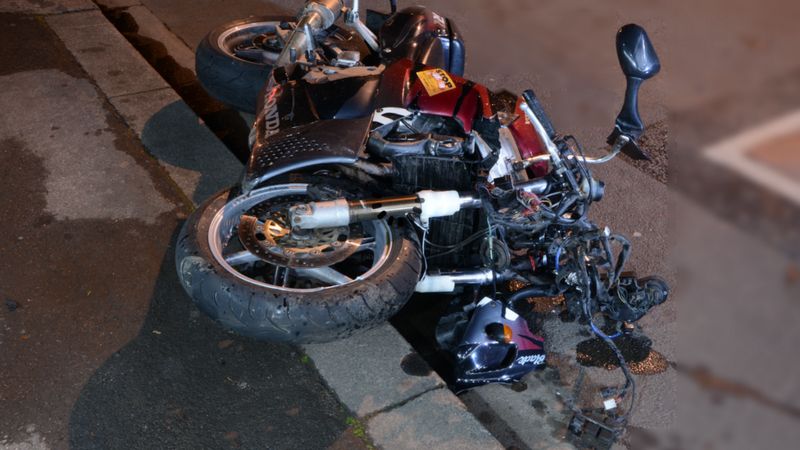 Teen sentenced for killing motorcyclist by placing bike in road - BBC News