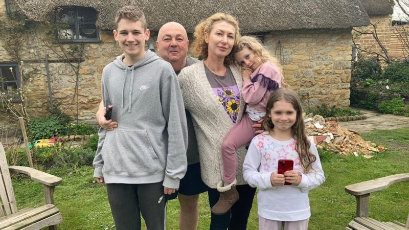 Ukrainian families reflect on their fresh start in Somerset - BBC News