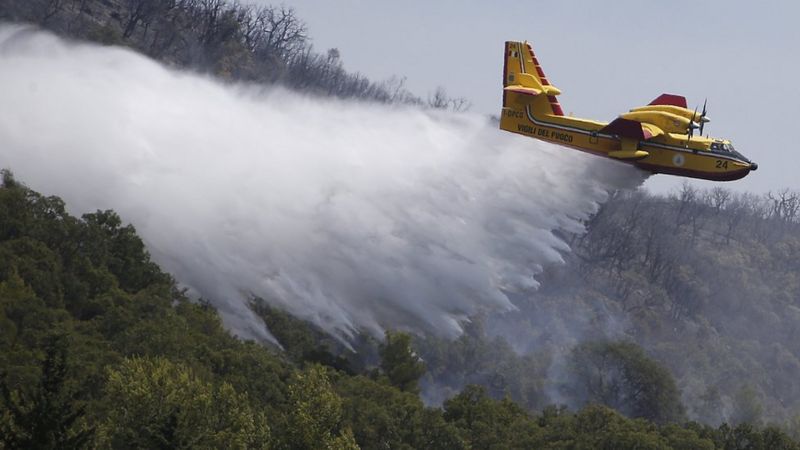 Sicily fire crew 'caused fires for cash' - BBC News