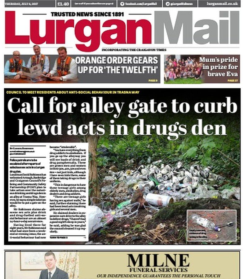 Weekly newspaper review: Christmas cuts, drug dens and golf magic - BBC ...