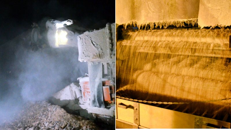 Inside the UK's largest salt mine - BBC News