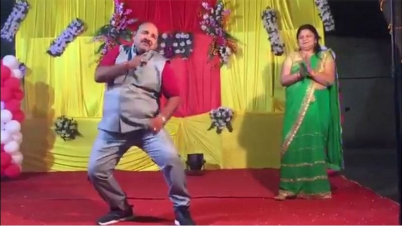 India's 'dancing uncle' who shot to viral fame - BBC News