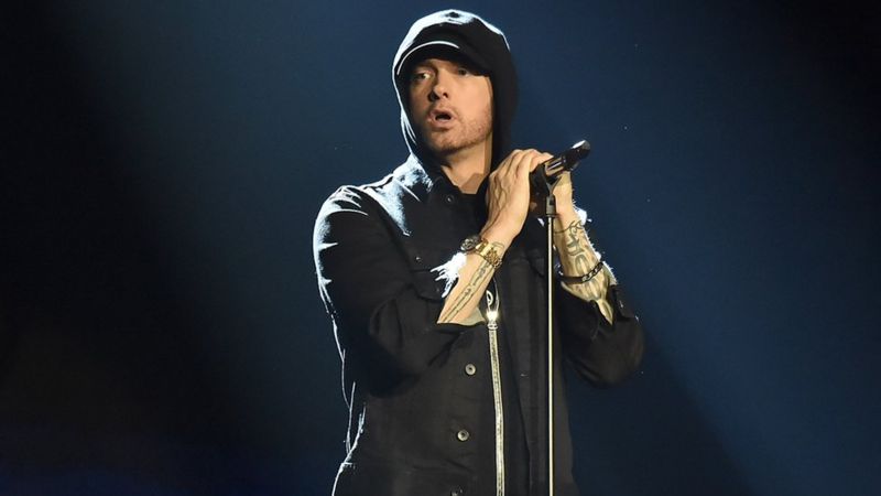 Eminem lyrics: Rapper says album was 'not made for the squeamish' - BBC ...
