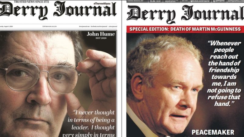 The Derry Journal newspaper celebrates 250 years in print - BBC News