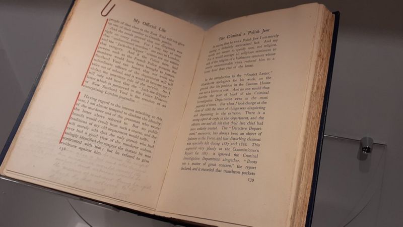 Jack the Ripper detective's unique private archive on show - BBC News