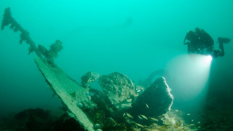 Scapa Flow wrecks recorded in interactive maps - BBC News