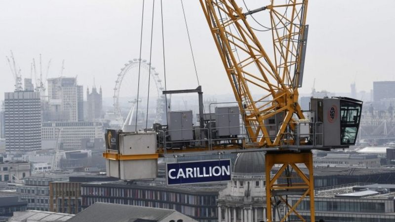 Carillion: Six charts that explain what happened - BBC News