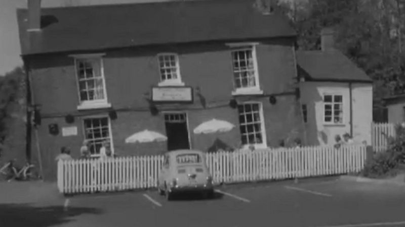 The Crooked House: Mystery and anger surround wonky pub destruction - BBC News