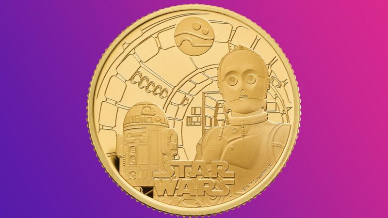 Star Wars coins revealed by Royal Mint - BBC Newsround