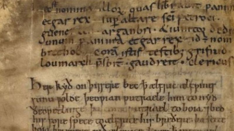 Oldest surviving Cornish text goes on display - BBC News