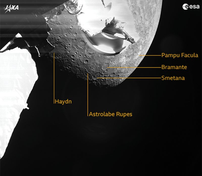 BepiColombo: Europe's mission to Mercury returns first pictures - BBC News