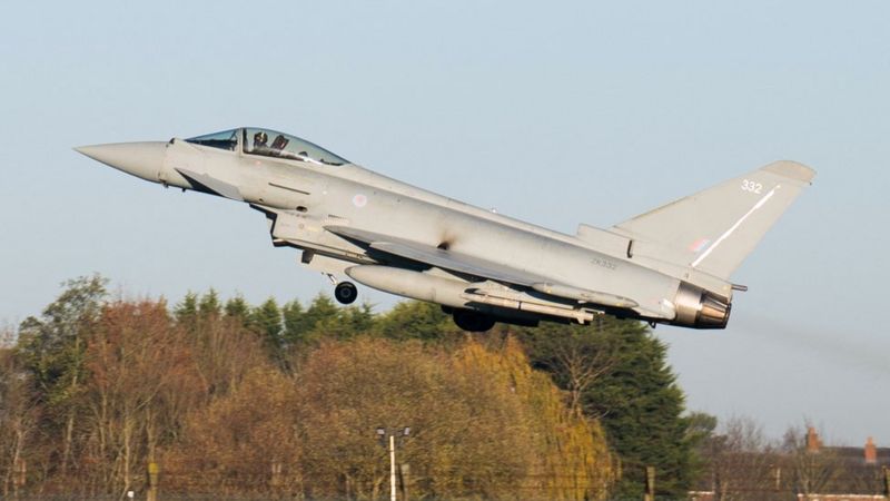 Sonic boom heard as RAF jets escort aircraft to Stansted Airport - BBC News