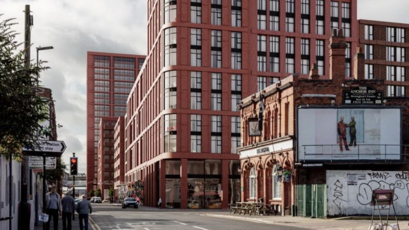 More than 700 new flats could be created in Digbeth - BBC News