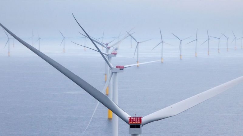 Scotland's largest offshore wind farm officially opened - BBC News