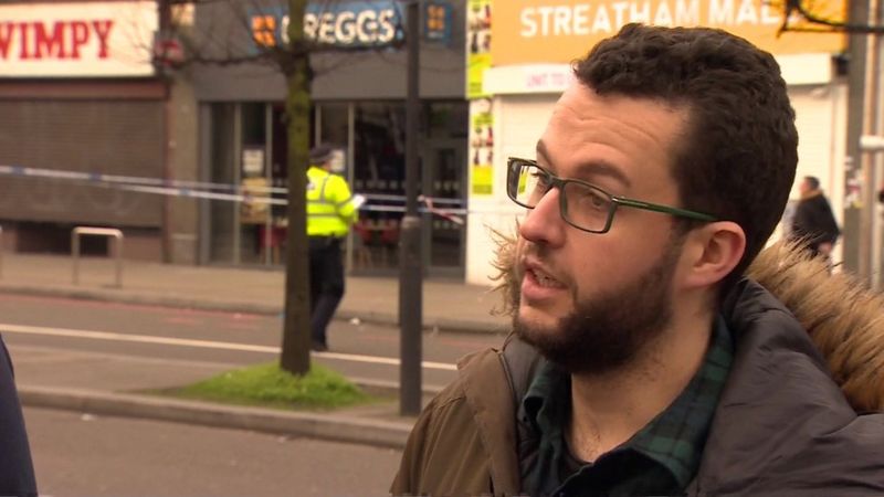 Streatham attack: Sudesh Amman tried to stab me - BBC News