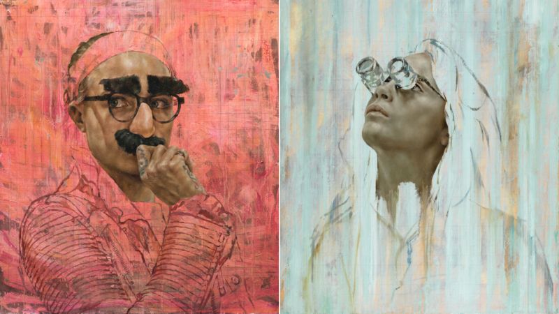 Jonathan Yeo: Artist reflects on painting Cara Delevingne and Taron Egerton - BBC News