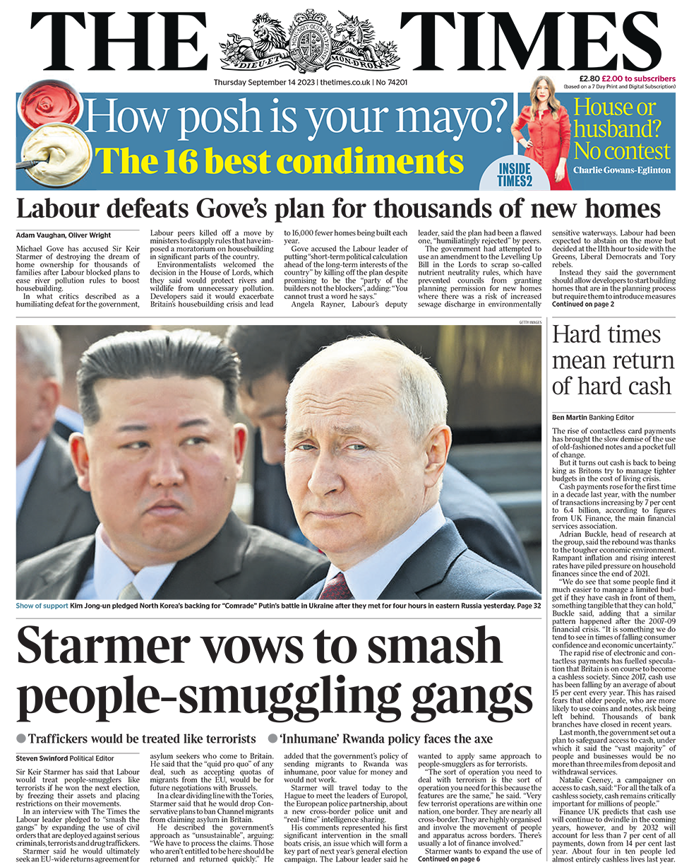'Starmer plots deal to take EU migrants' - BBC News