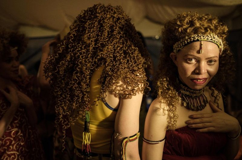 Kenya's Mr and Miss Albinism beauty pageant - BBC News