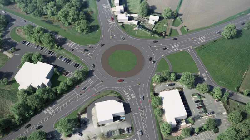 Key step forward for major Nottinghamshire road upgrades - BBC News