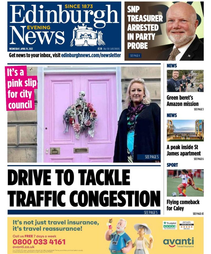 Scotland's papers: Second SNP arrest and bottle return scheme delayed ...