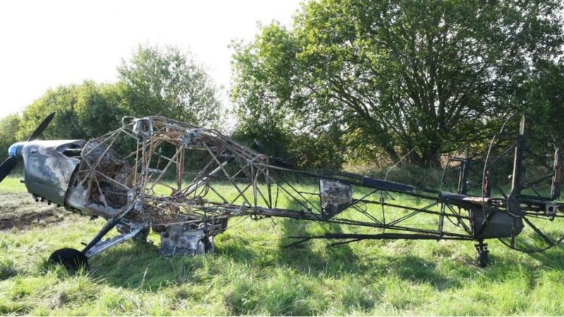 Retford Gamston Airport: Passenger suffers minor injures in plane clash ...