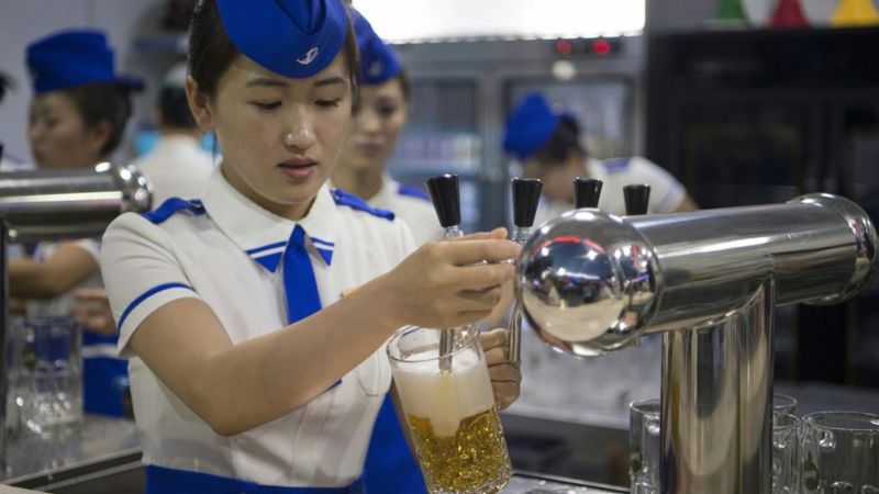 North Korea launches 'exclusive' new beer - BBC News