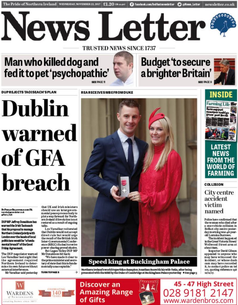NI newspaper review: Headlines, red lines and holiday nightmare - BBC News