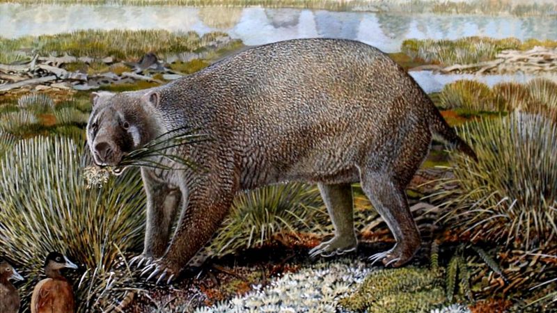 Fossil hunters uncover ancient Australian wombat - BBC News
