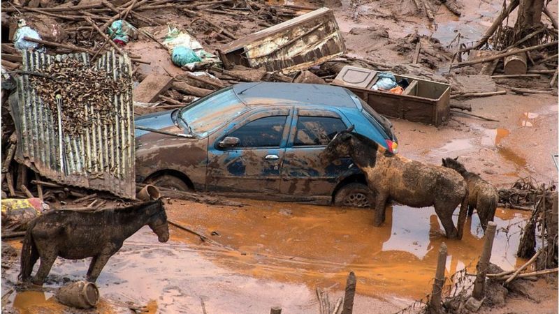 BHP Billiton 'woefully negligent' over Brazil dam collapse - BBC News