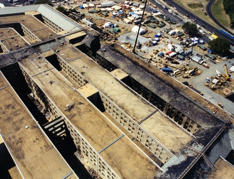FBI re-releases 9/11 photos of Pentagon - BBC News