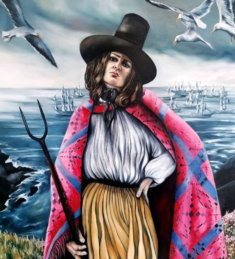 Neges Merched Beca am hawliau yn ysbrydoli’r artist Meinir Mathias ...