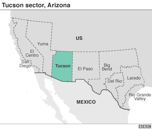 Donald Trump's wall: How tech guards the US-Mexico border - BBC News