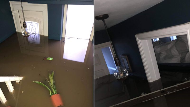 Storm Dennis Months Worth Of Rain Falls In Major Floods Bbc News