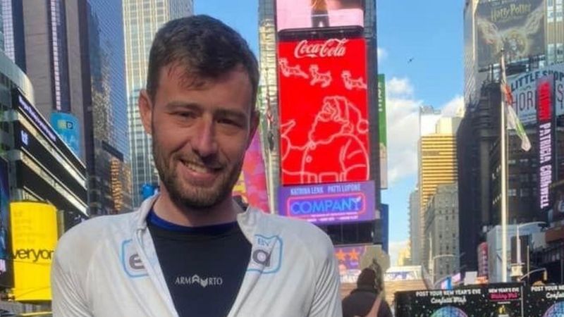 Josh Quigley finishes round-the-world cycle two years after crash - BBC ...