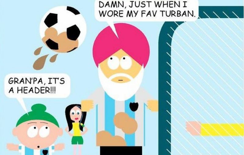 The Sikh who cracks turban jokes to fight stereotypes - BBC News