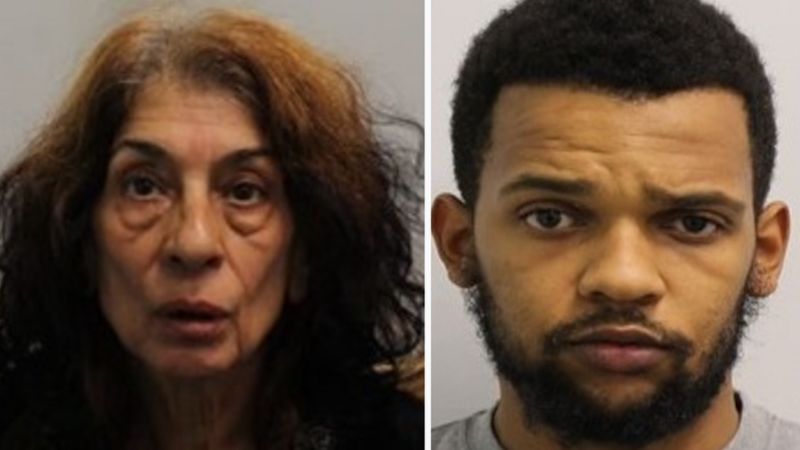 Man and mother jailed over Mitcham man-on-fire drugs killing - BBC News