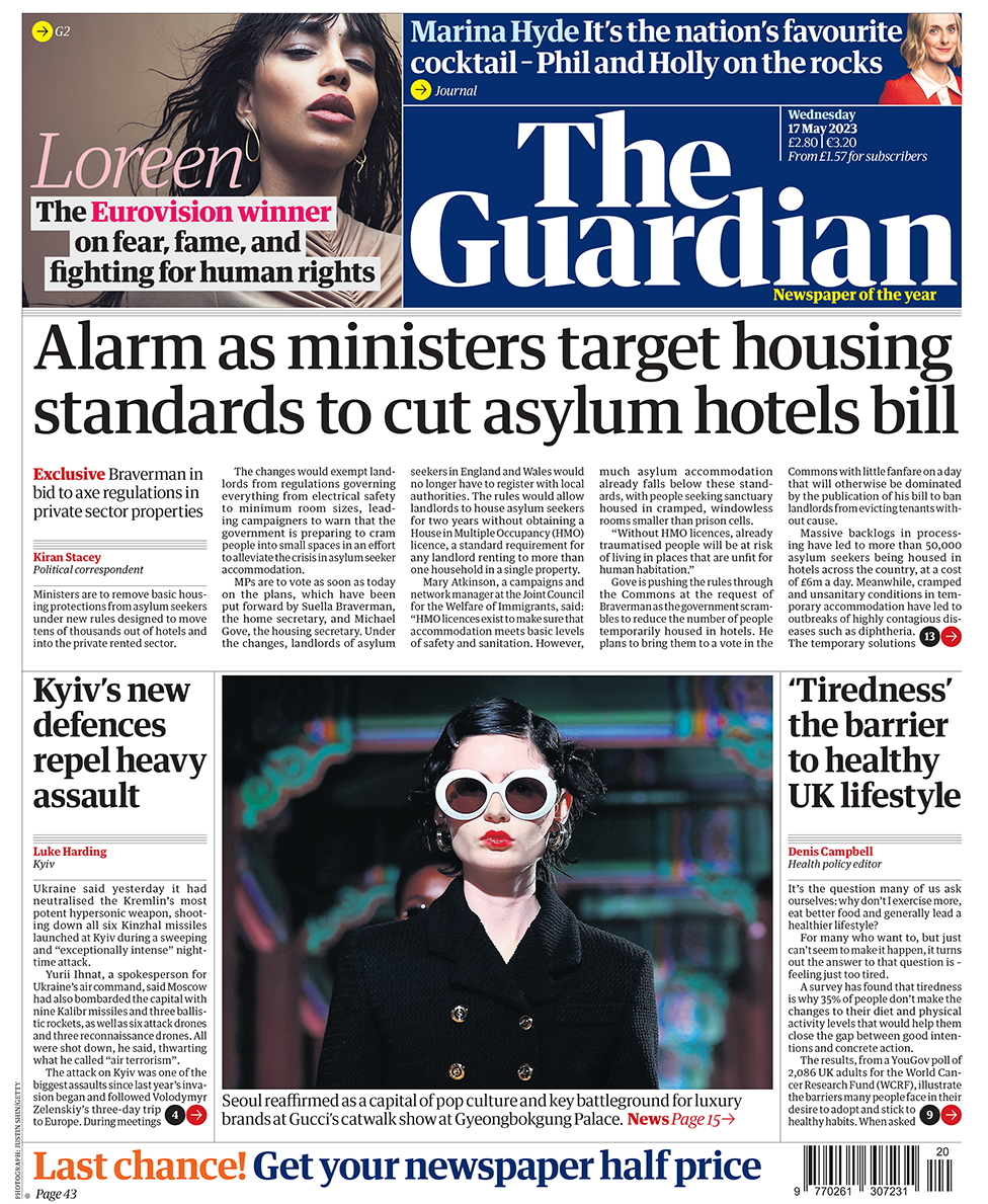 Newspaper headlines: 'Sick note UK' and 'Bird flu spreads to humans ...
